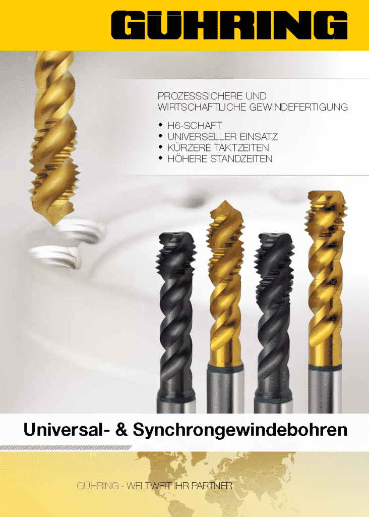 Innovative Gewindewerkzeuge für die Zerspanung - Gühring