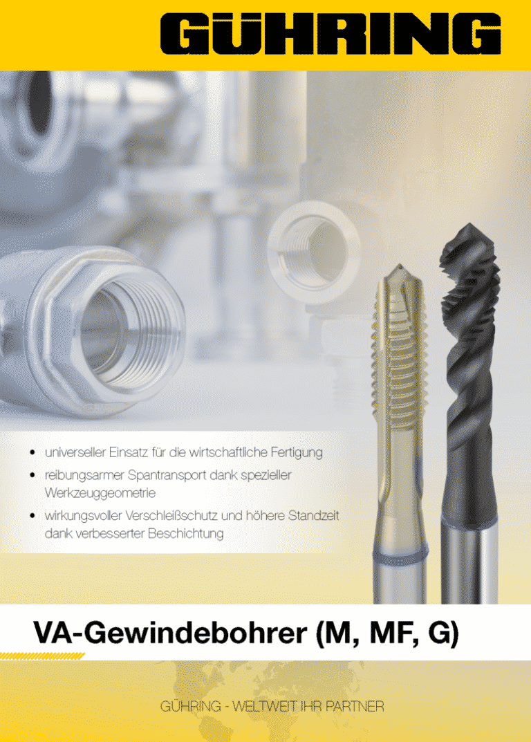 Innovative Gewindewerkzeuge für die Zerspanung - Gühring